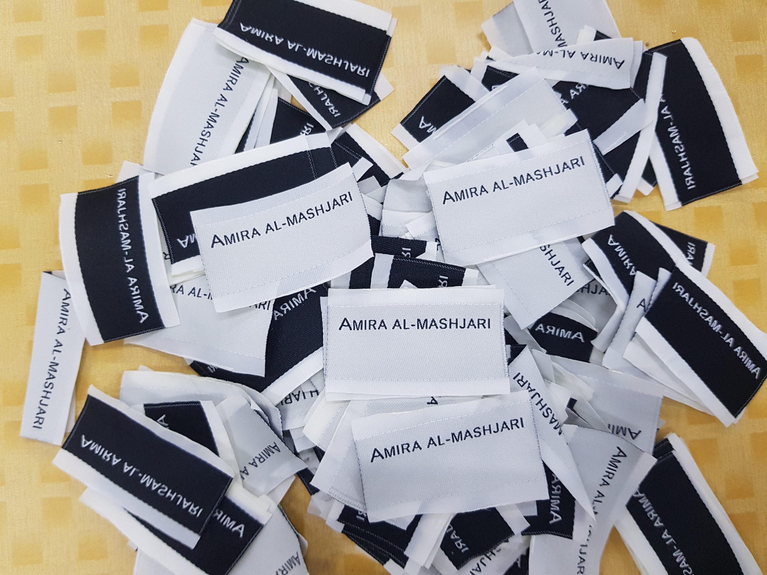 Woven Clothing Labels Manufacturing 2024 | Lamora Tailoring Factory